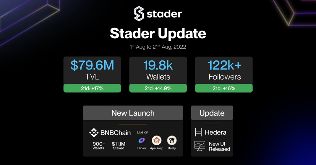 Stader’s Update — 01/08/2022–21/08/2022
