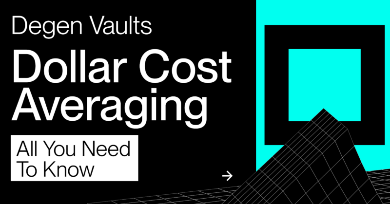 Stader brings Degen Vaults to Terra 2.0 — Introducing Dollar Cost Averaging (DCA)