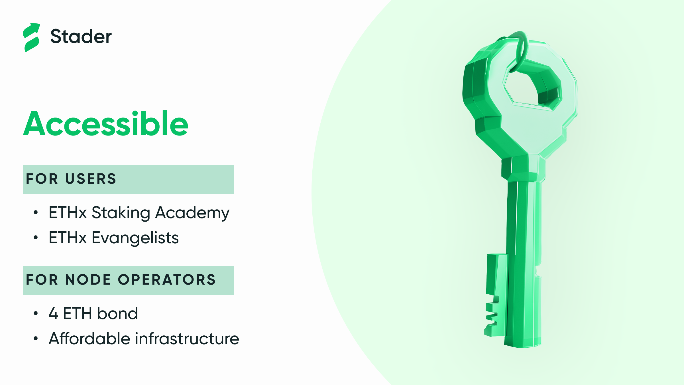 Introducing the new ETHx Power Pledge for Decentralisation by Stader Labs