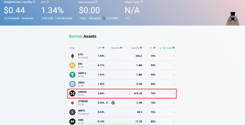 Leverage Staking with Burrow — User Guide